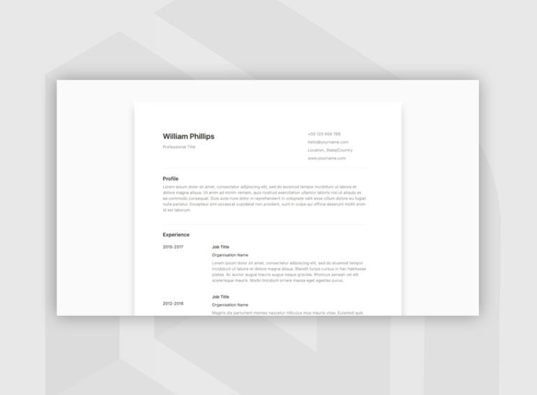 20+ Best Notion Resume Templates 2023: Top Picks