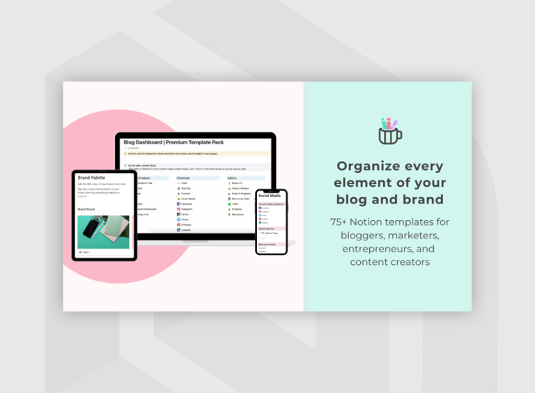 15+ Best Notion Templates for Bloggers (Free & Paid) 2023