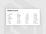 1000+ Best Free Notion Icons Libraries (Aesthetic, Minimal & More) 2023
