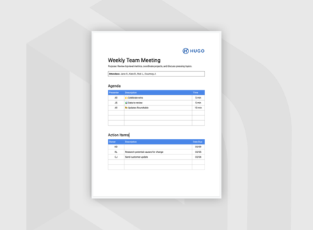 20+ Best Google Docs Agenda Templates: For The Perfect Meeting