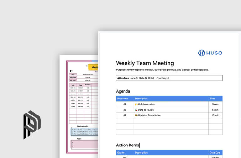 20+ Best Google Docs Agenda Templates: For The Perfect Meeting