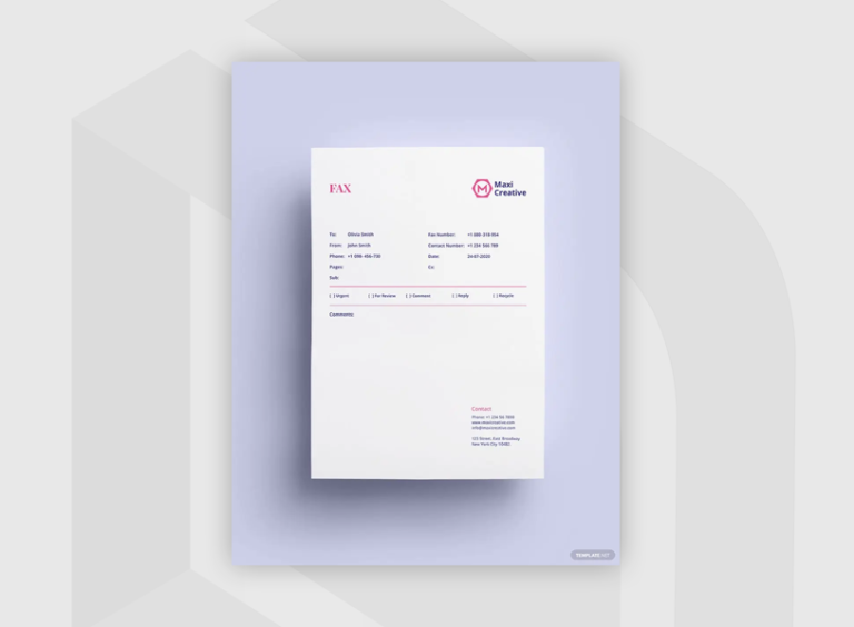 14+ Best Google Docs Fax Cover Templates: Free Downloads
