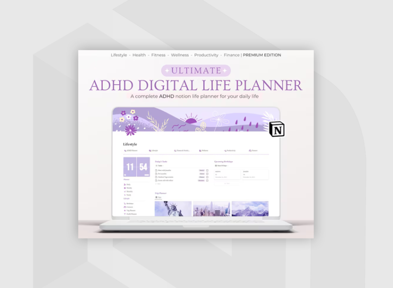 20+ Best ADHD Notion Templates: Planners to Help You Get Focused