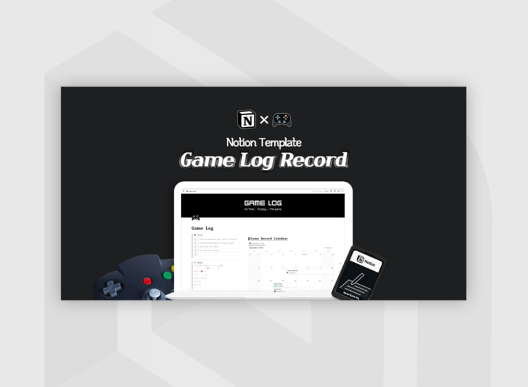 Best Notion Video Game Templates (Game Trackers, Library)