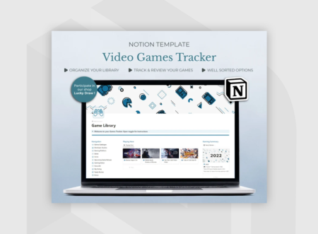 Best Notion Video Game Templates (Game Trackers, Library)