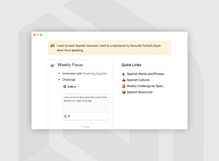30+ Best Notion Language Learning Templates for Study & Progress Tracking
