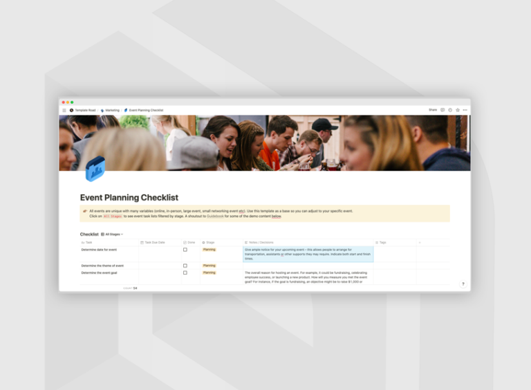 20+ Notion Event Planning Templates: Get Organized With Ease