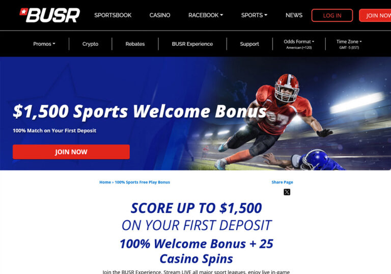 BUSR Review 2026: Casino & Sportsbook With 100% Bonus & 25 Free Spins!